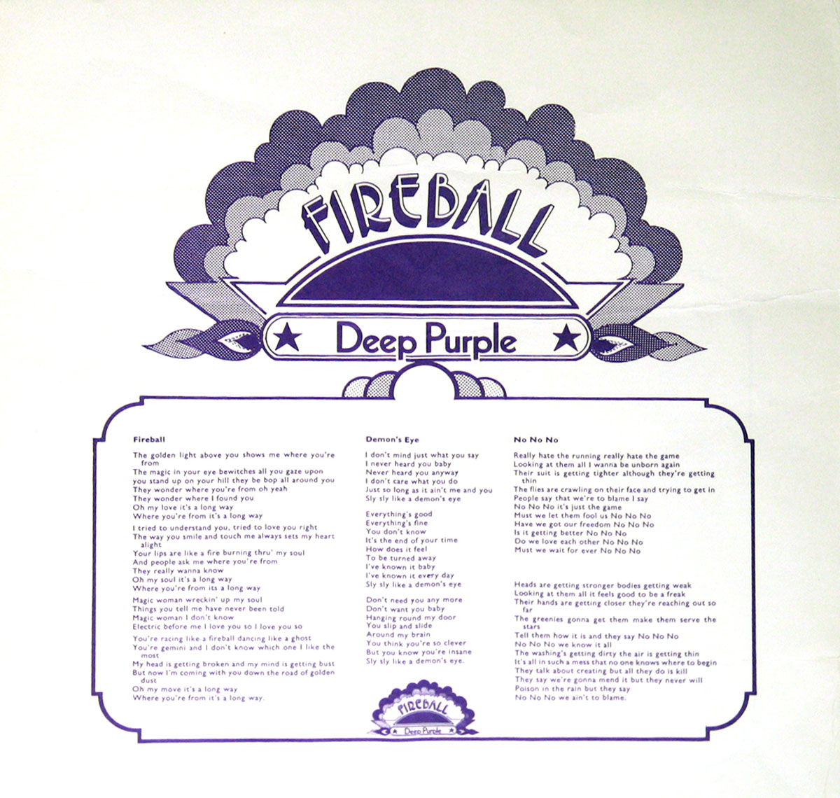 Deep Purple's "Fireball": raw, wild, and unpredictable. A hard rock ...