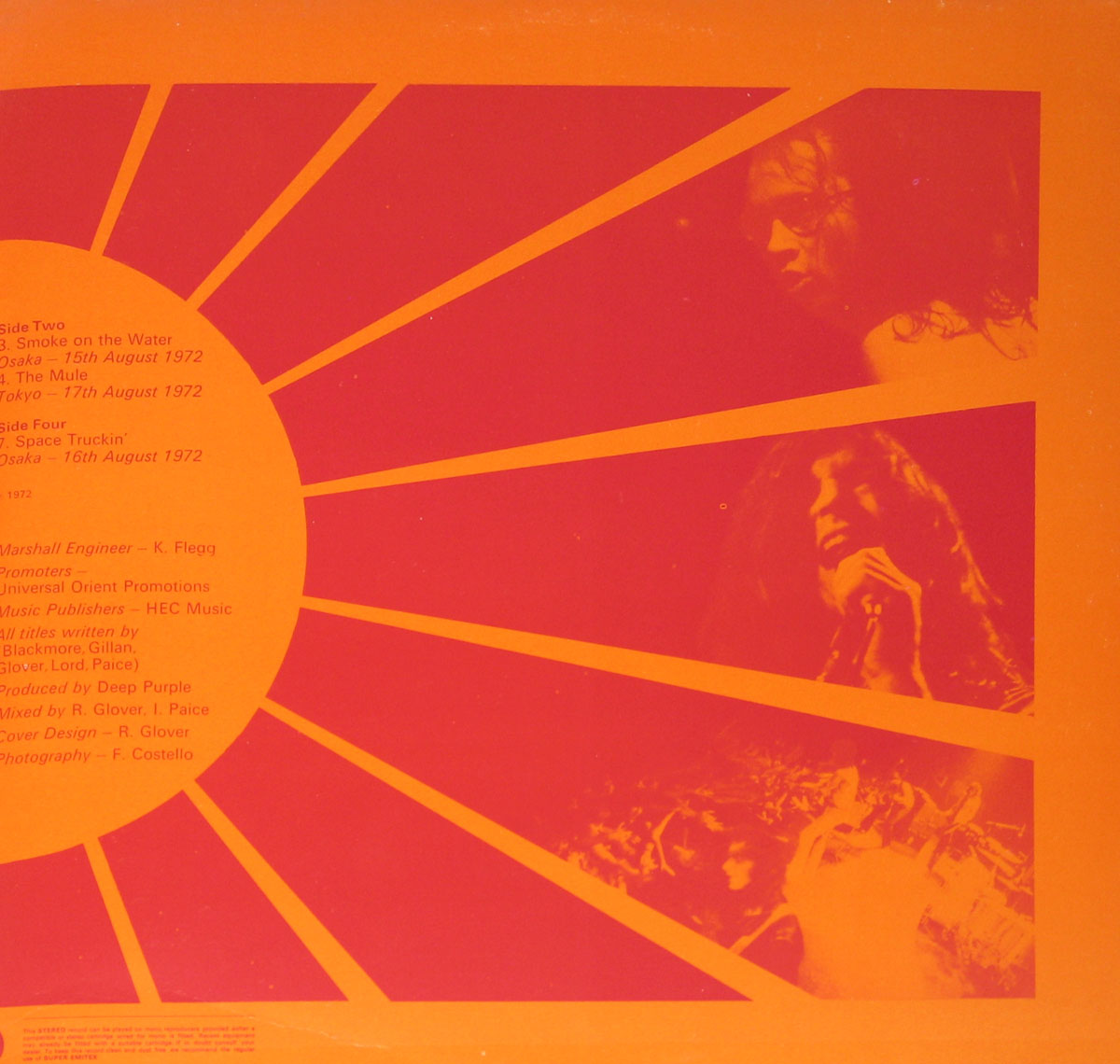 DEEP PURPLE Made in Japan GT BRITAIN Release Album Cover Gallery & 12 ...