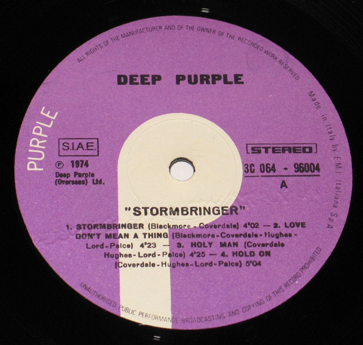 Forget "Smoke on the Water"! Deep Purple's Italian brew, "Stormbringer ...
