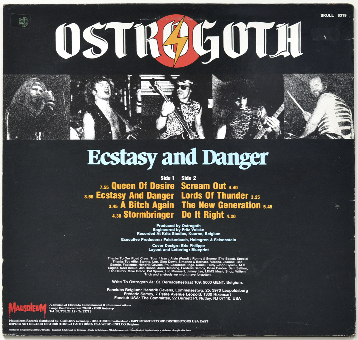 OSTROGOTH’s “Ecstasy and Danger” (1984) — The Belgian Metal Debut That ...