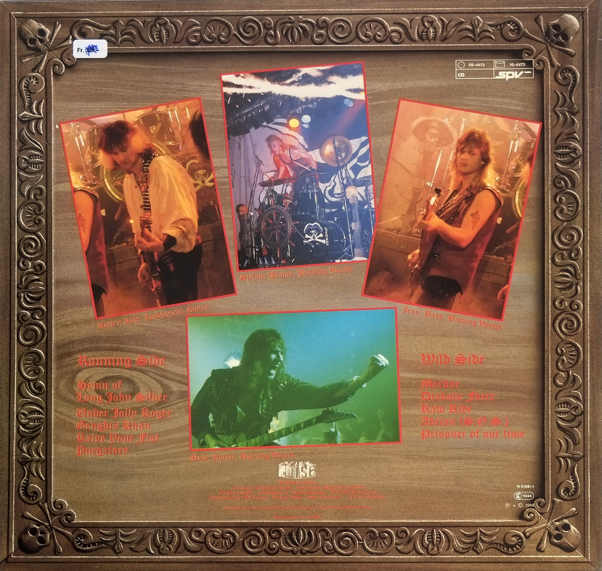 Running Wild Ready For Boarding Heavy Pirate Metal Album Cover Gallery ...