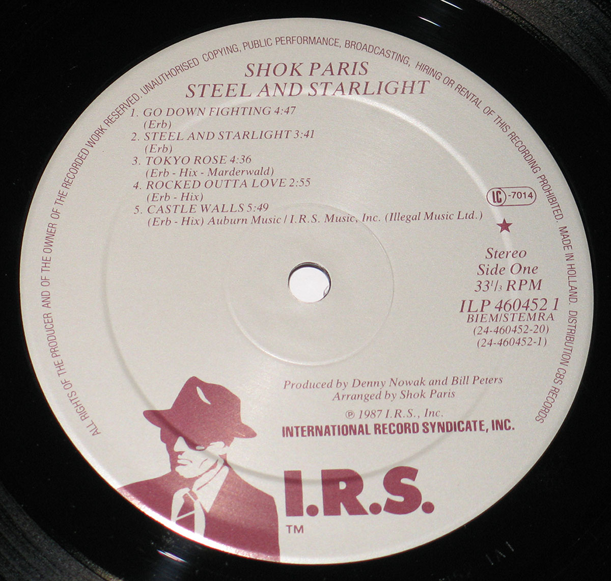 SHOK PARIS – Steel and Starlight Vinyl LP – Rare Dutch Pressing with ...