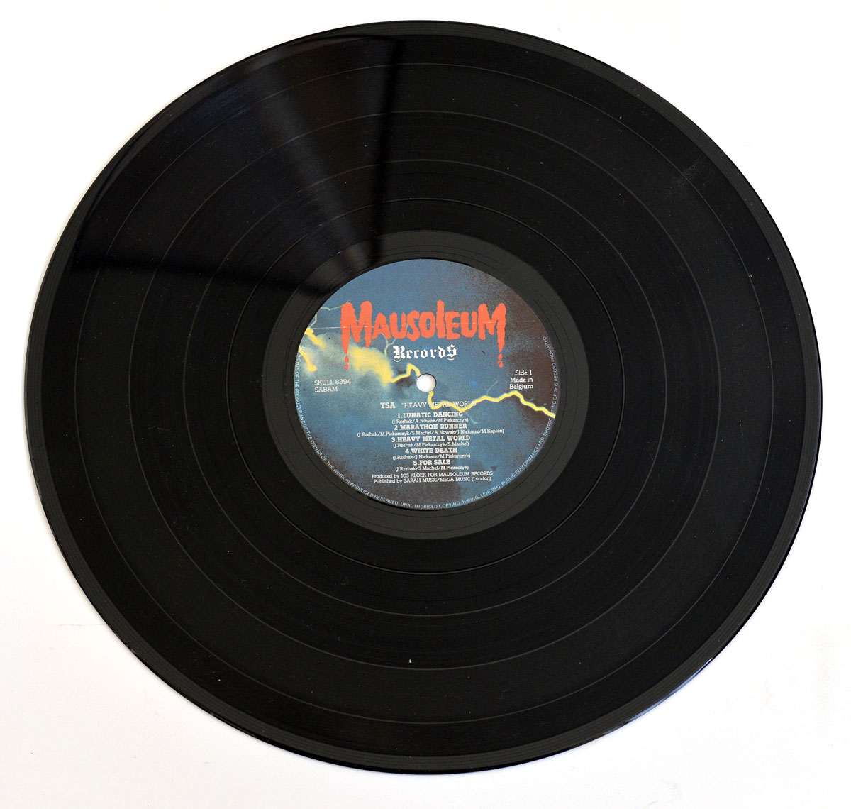 TSA Heavy Metal World Skull Album Cover Gallery & 12" Vinyl LP ...