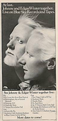 JOHNNY WINTER Together with Edgar Winter Soul / Rhythm & Blues 12" LP ...