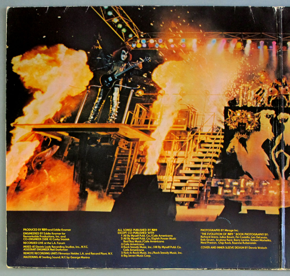 KISS Alive II Cover Gallery & 12" Vinyl LP Discography Information # ...