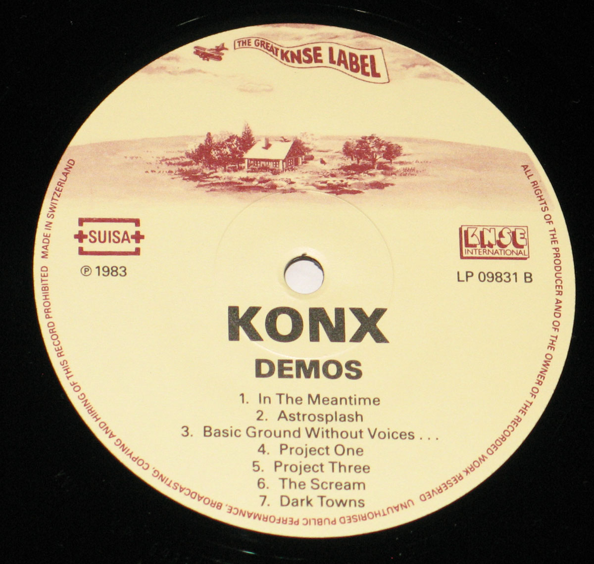 KONX Demos incl KNSE Promo Album Cover Gallery & 12" Vinyl LP ...