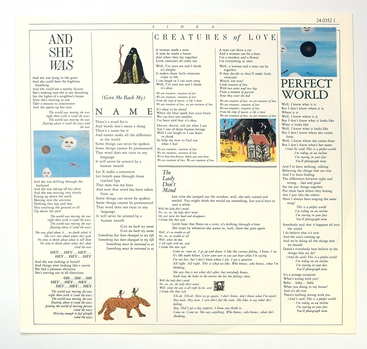 TALKING HEADS Little Creatures New Wave, Post Punk Album Gallery ...