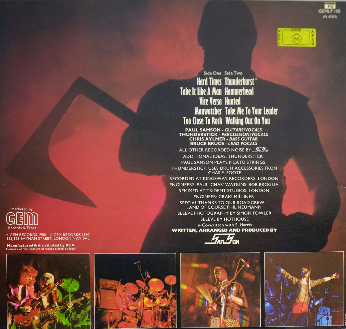 Samson's "Head On": A NWOBHM powerhouse. Soaring vocals, blistering ...