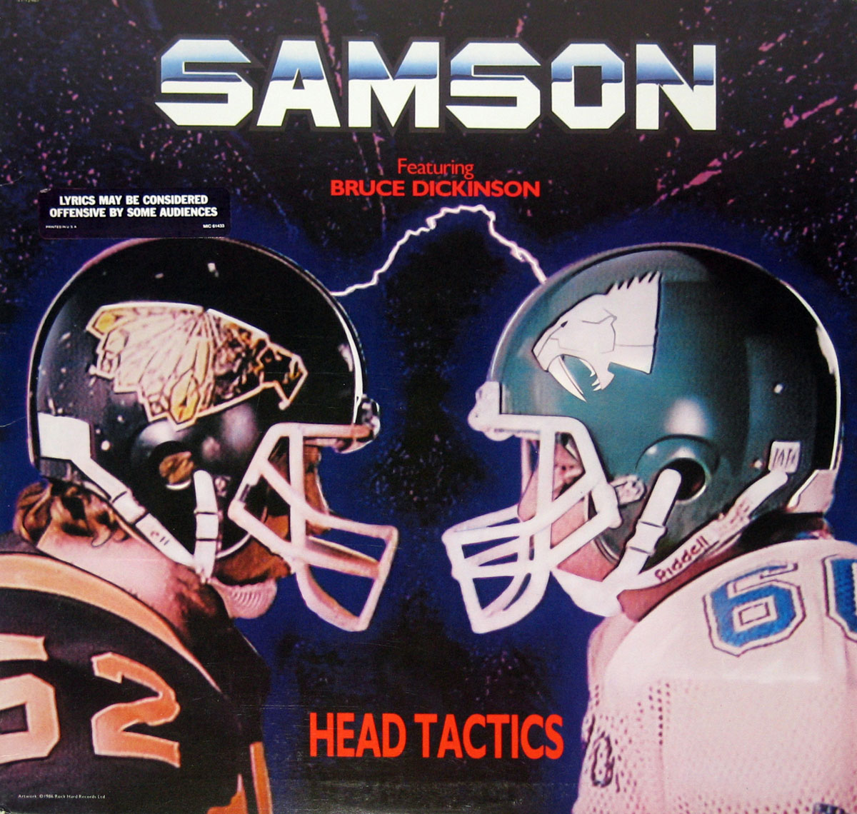 Samson featuring Bruce Dickinson Head Tactics British Prog Hard Rock ...
