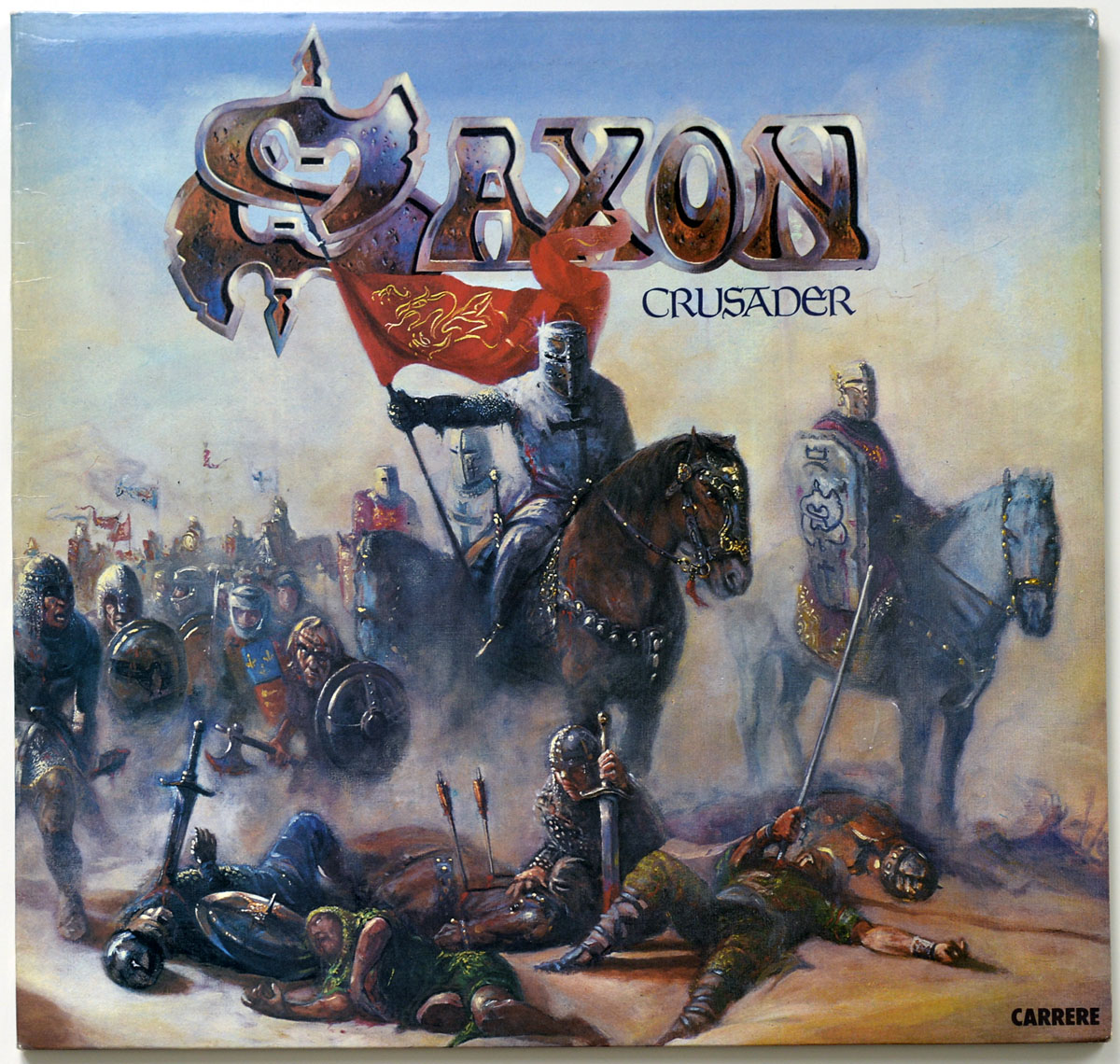 SAXON - Crusader NWOBHM Album Cover and Detailed Description Gatefold ...