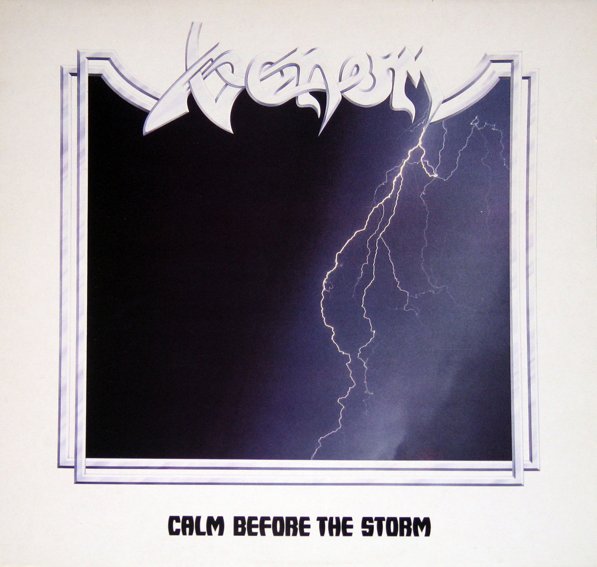 VENOM Calm Before the Storm Album Cover Gallery & 12" Vinyl LP ...