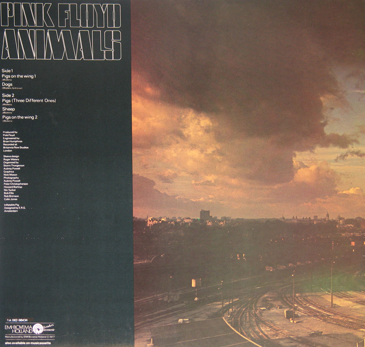 PINK FLOYD Animals Holland Album Cover Gallery & 12" Vinyl LP ...