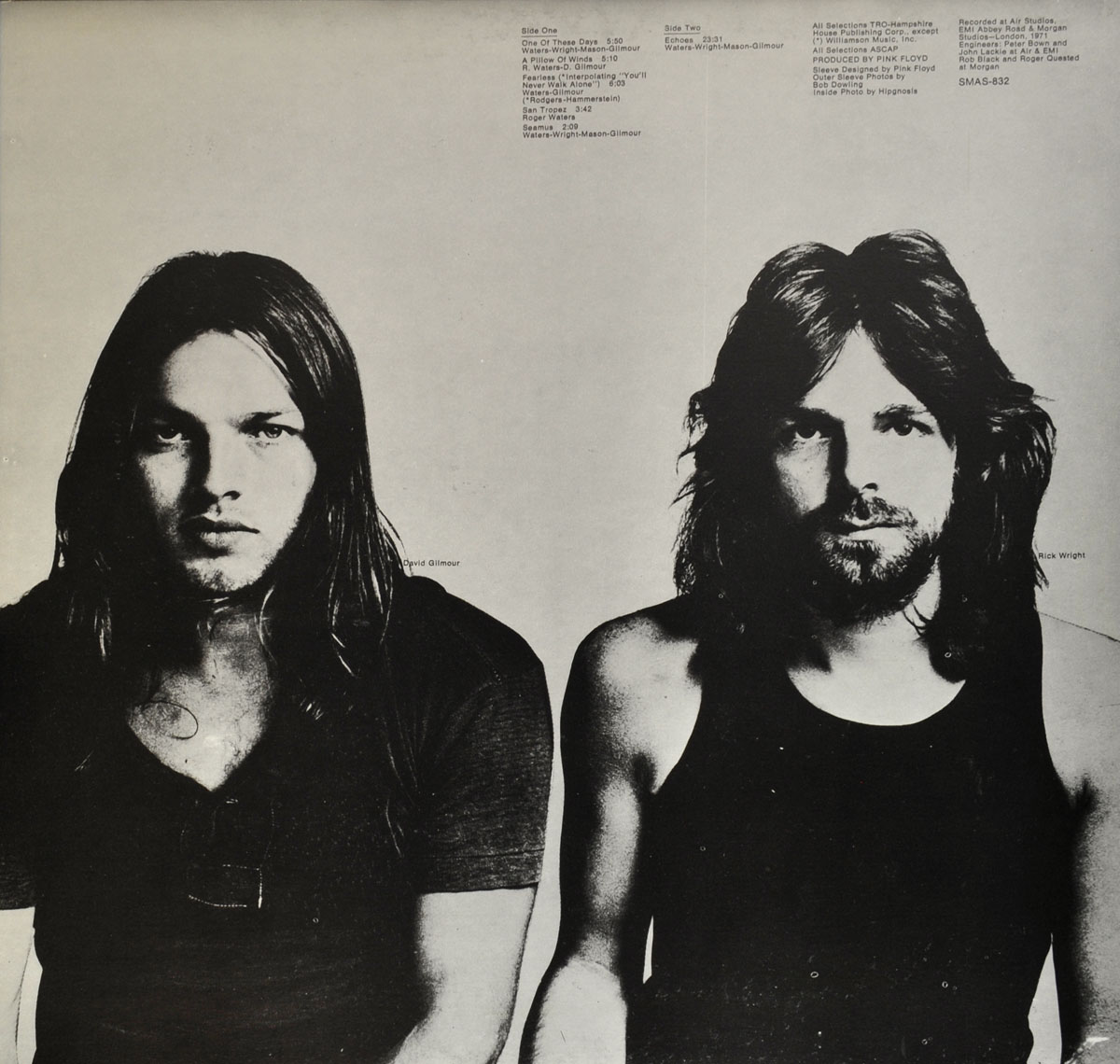 PINK FLOYD Meddle Canada Album Cover Gallery & 12" Vinyl LP Discography ...