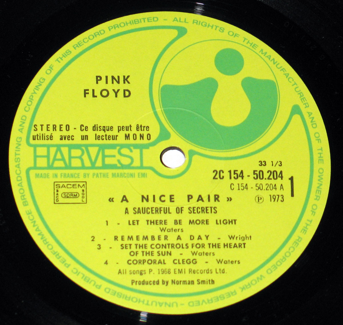 PINK FLOYD a Nice Pair France Album Cover Gallery & 12" LP Vinyl ...