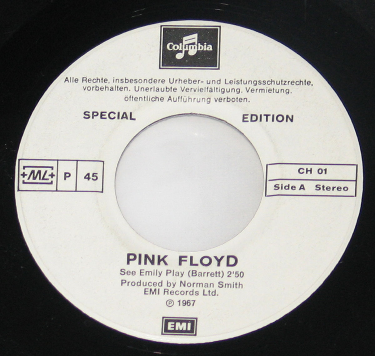 PINK FLOYD SEE EMILY PLAY / THE SCARECROW Vinyl Record Gallery # ...