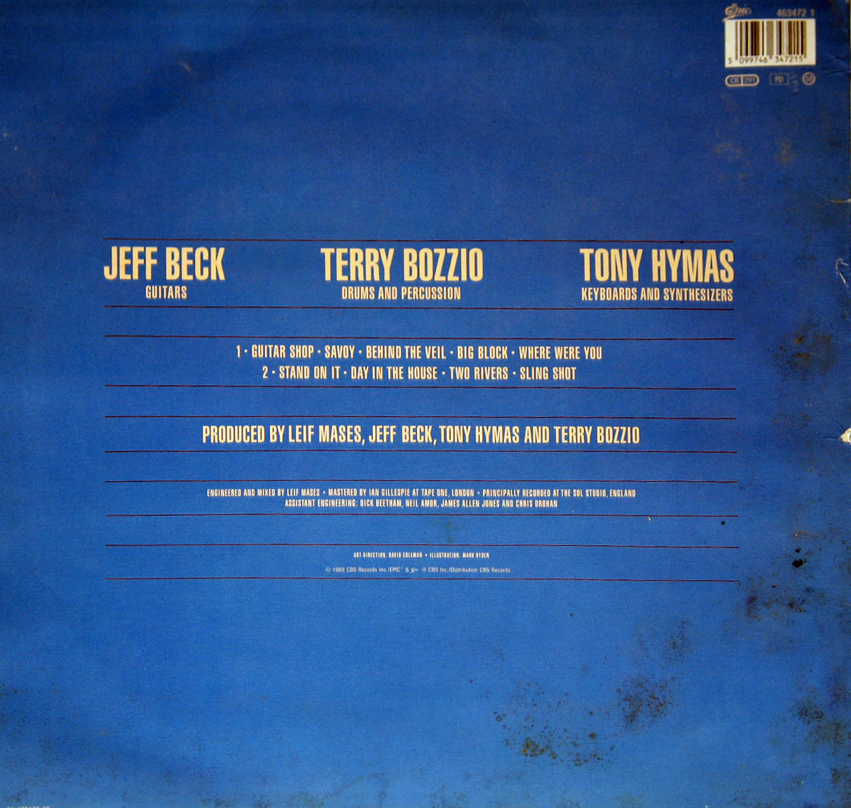 Jeff Beck’s “Guitar Shop” – The Grammy-Winning 1989 Vinyl That ...
