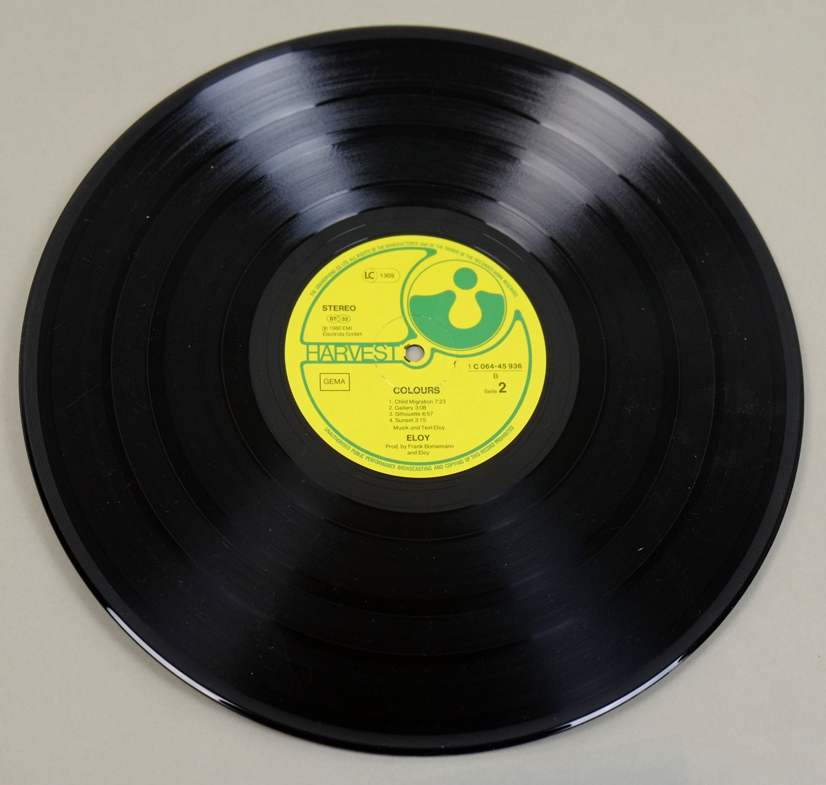 ELOY Colours Prog Rock Album Cover Photos & 12" Vinyl LP Discography ...