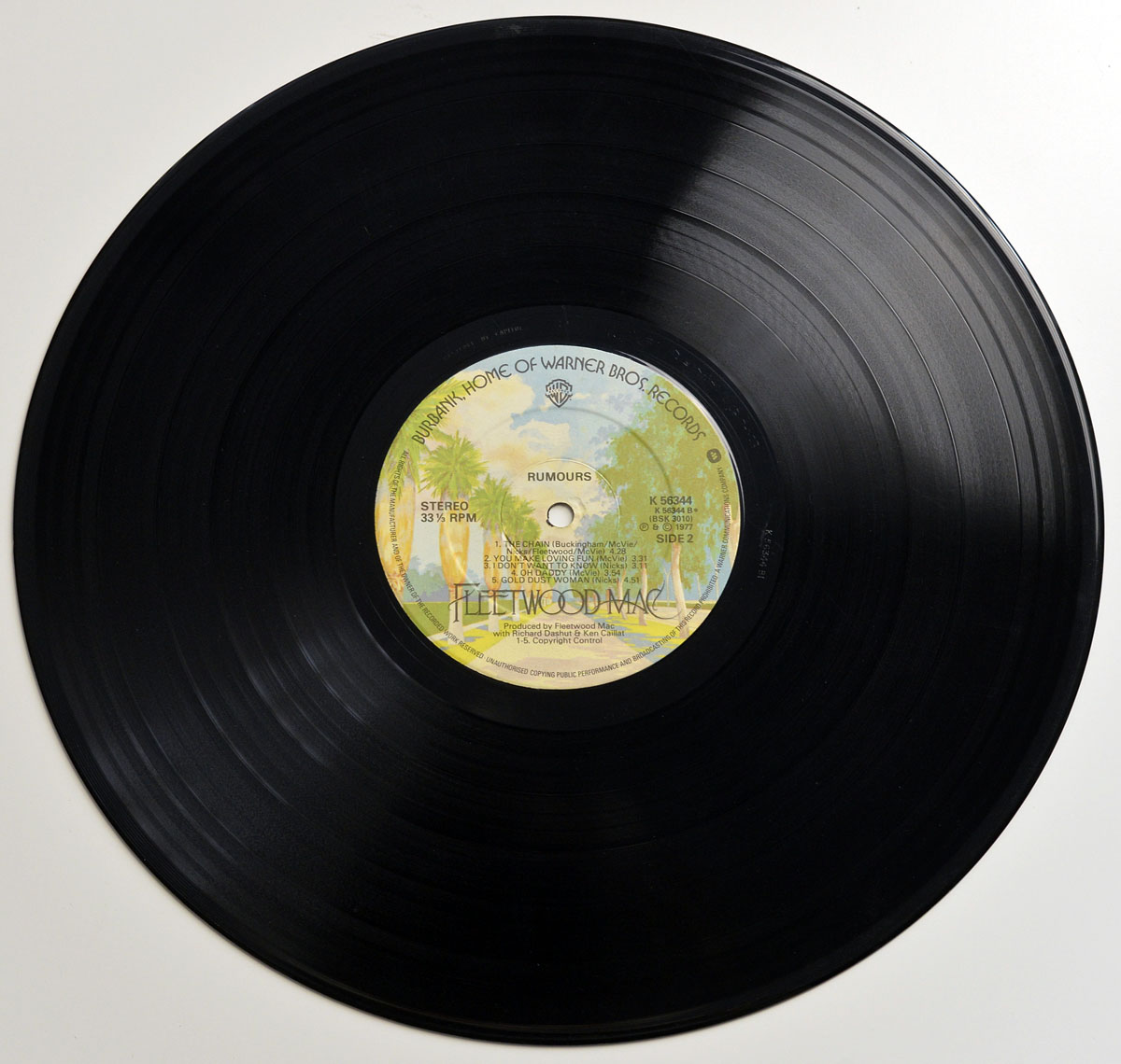FLEETWOOD MAC RUMOURS UK Release Album Cover Photos & Detailed ...