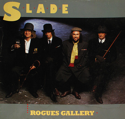 SLADE In Flame Glam Rock Album Front Cover Photo 12" LP #vinylrecords