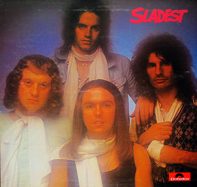 SLADE In Flame Glam Rock Album Front Cover Photo 12" LP #vinylrecords