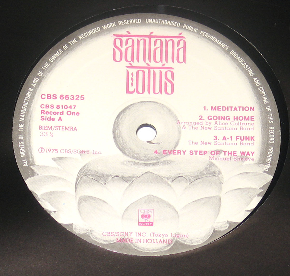 SANTANA Lotus 3-Records Album Album Cover Gallery & 12" Vinyl LP ...