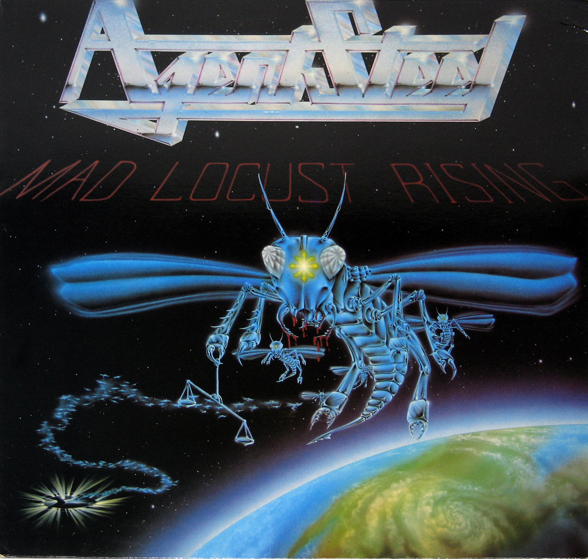 AGENT STEEL Mad Locust Album Cover Gallery & 12" Vinyl LP Discography ...