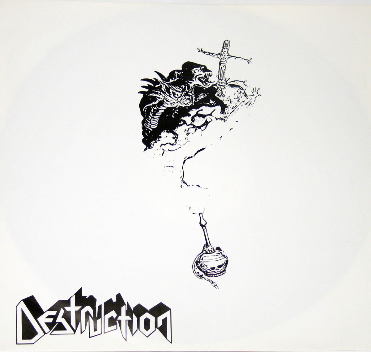 DESTRUCTION Cracked Brain Teutonic (German) Thrash Metal Album Cover ...