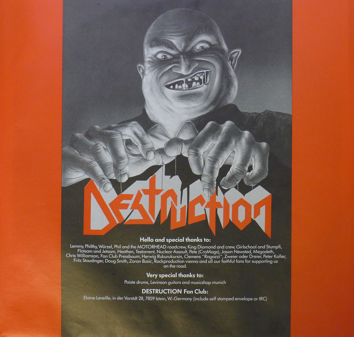 Destruction Live Without Sense (1989) – The Wild Teutonic Thrash Night ...