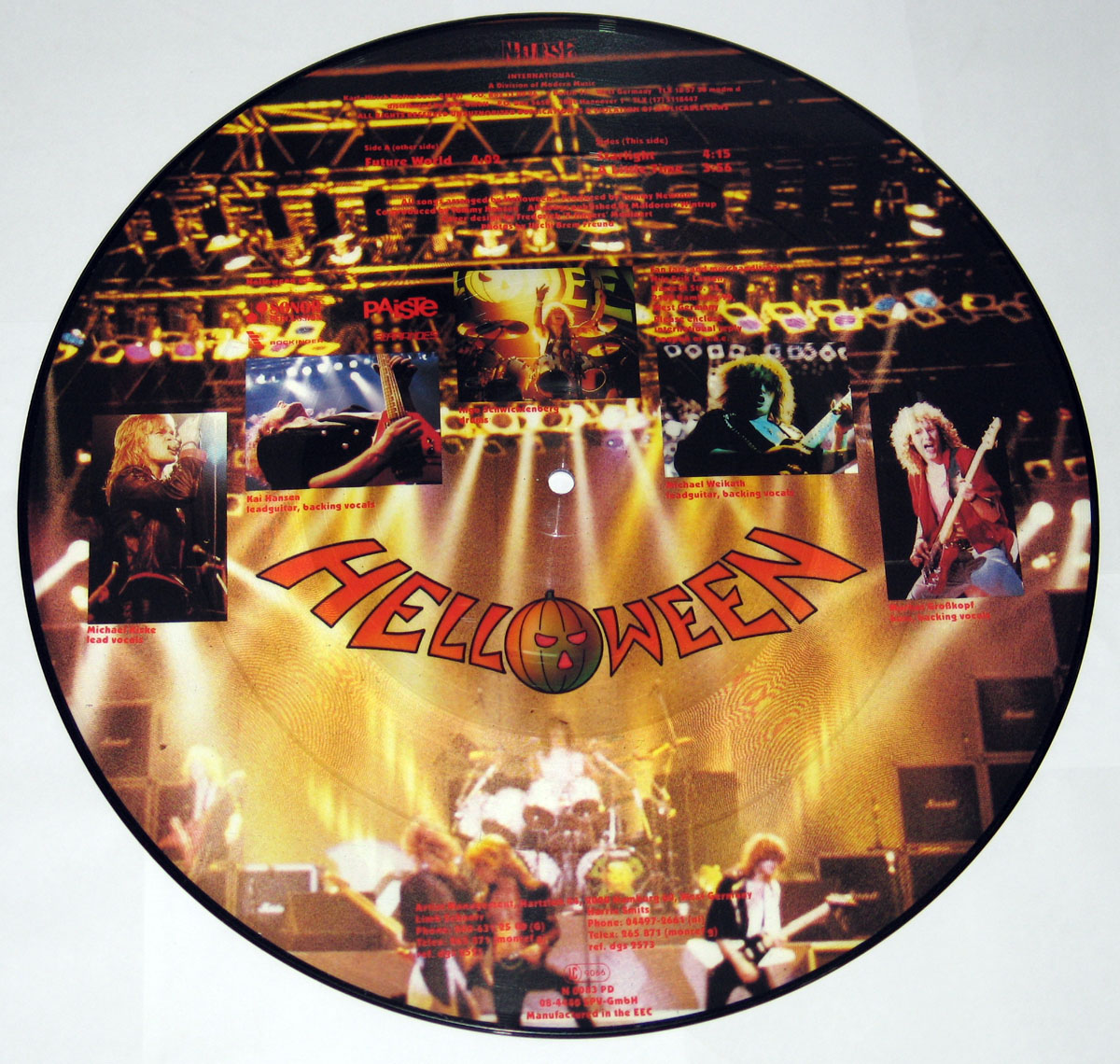 Helloween Future World Picture Disc Power Speed Thrash Metal (Germany ...