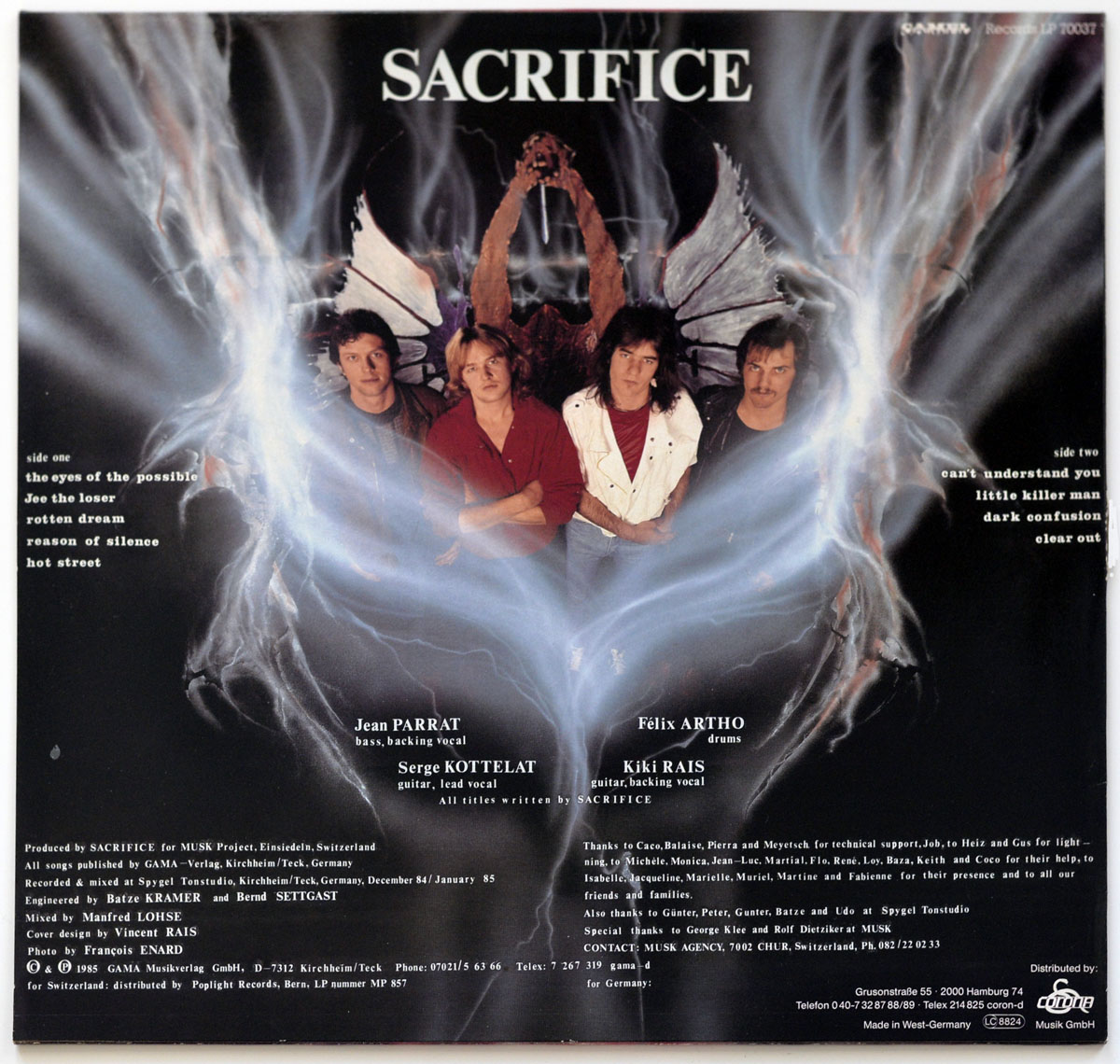 SACRIFICE On The Altar of Rock This 1985 Swiss Speed-Metal LP Feels ...