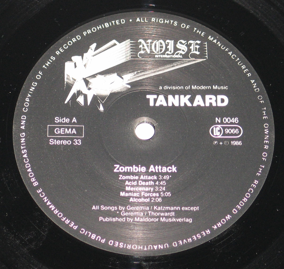 TANKARD Zombie Attack Thrash Metal Masterpiece: Zombie Attack Album in ...